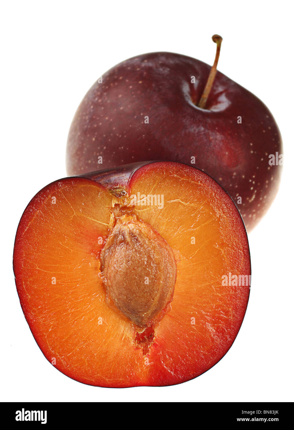 Fresh juicy plum fruit hi-res stock photography and images - Alamy