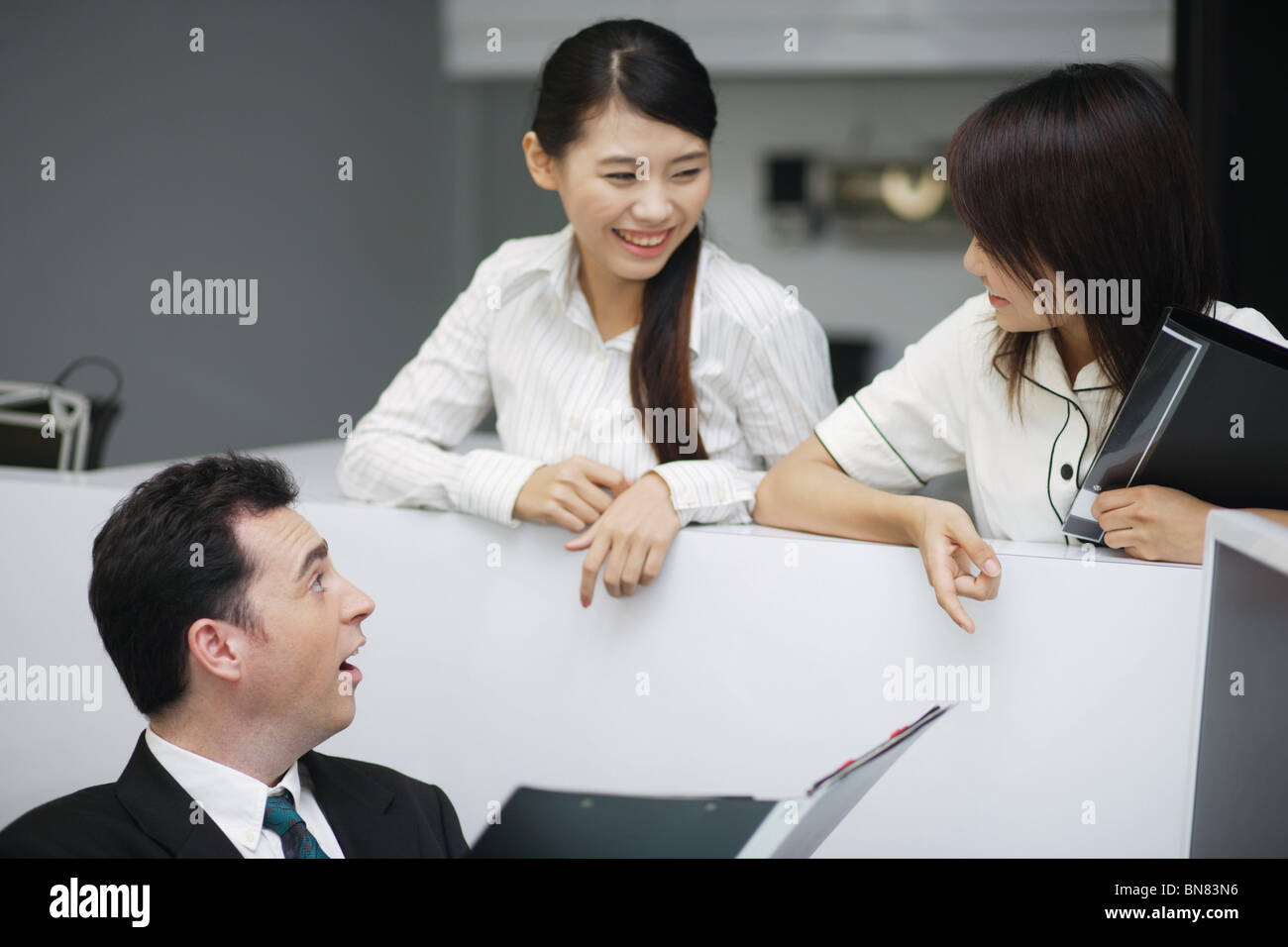 white-collar workers working in office Stock Photo - Alamy