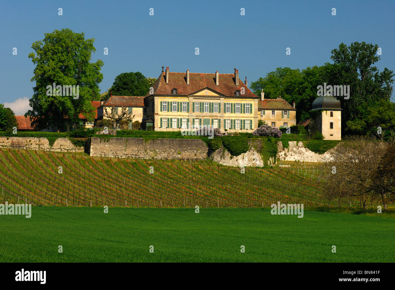 Domaine du Château de Vullierens, Castle of Vullierens, Canton of Vaud ...
