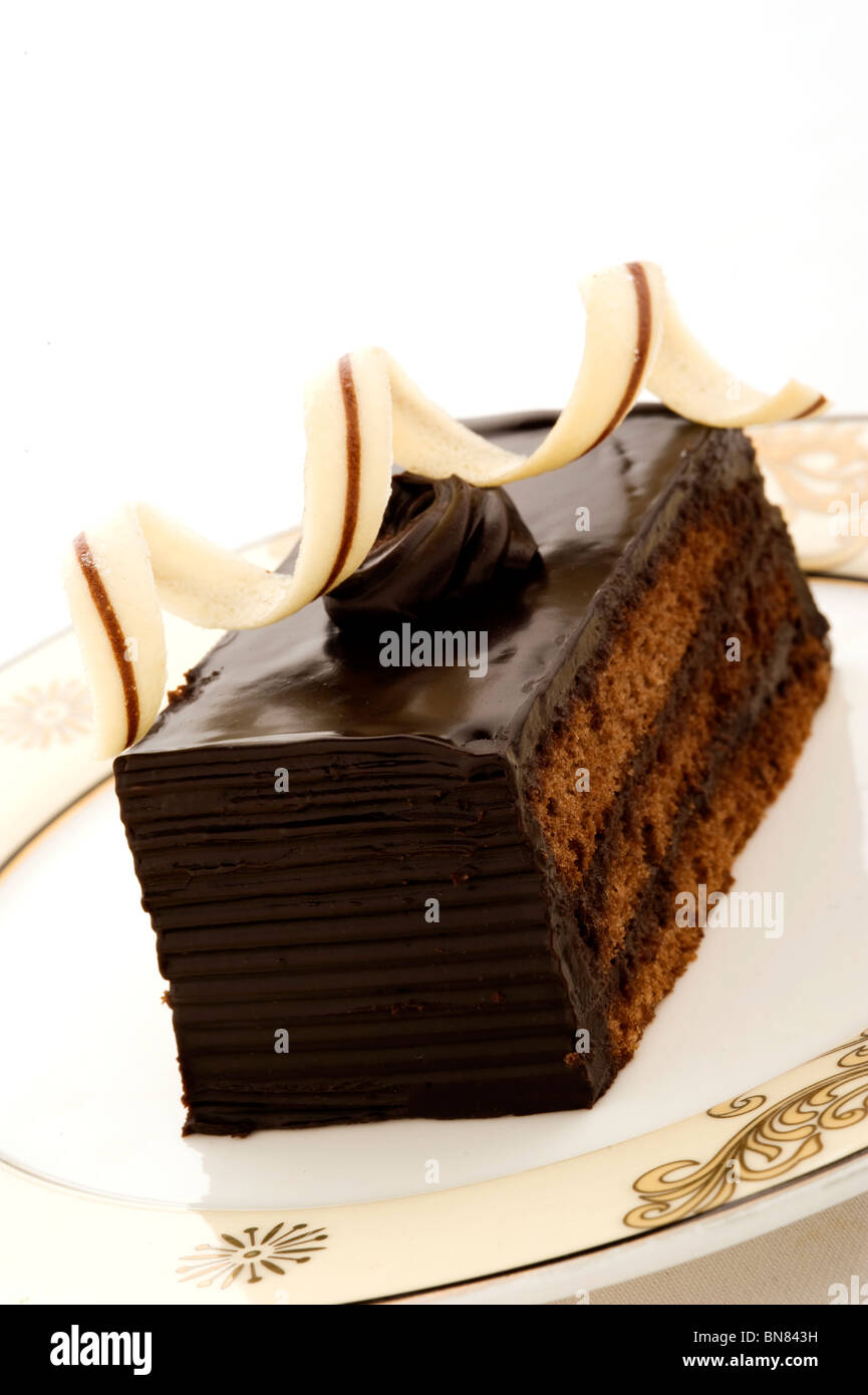 Chocolate Truffle Pastry Stock Photo - Alamy
