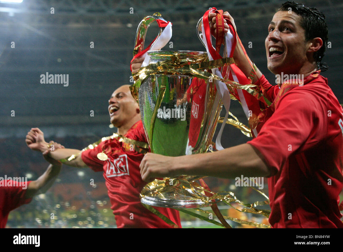 MOSCOW RUSSIA. 21 May 2008 The UEFA Champions League Final held at ...