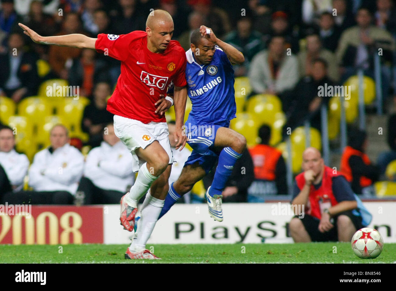 MOSCOW RUSSIA. 21 May 2008 The UEFA Champions League Final held at ...