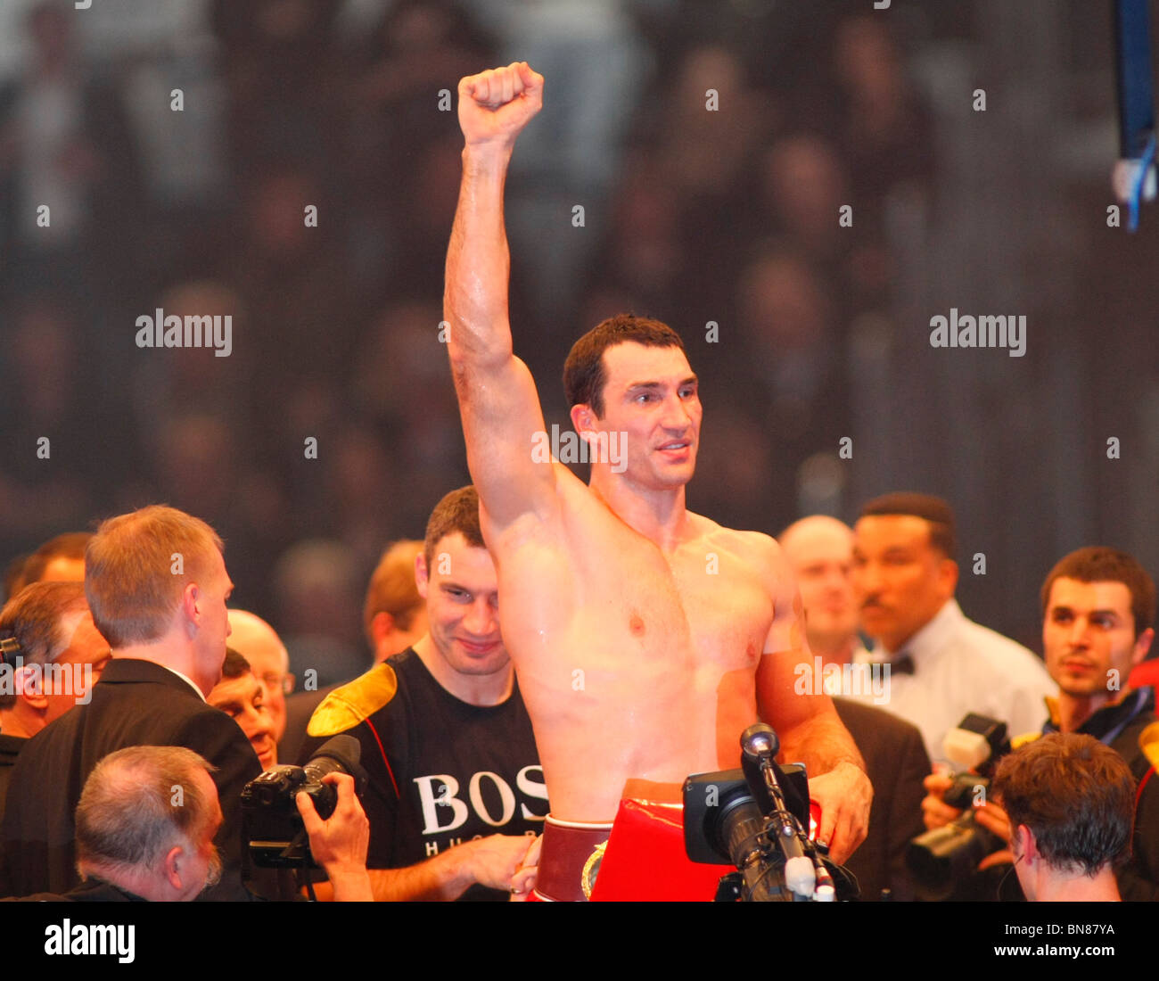 MANNHEIM GERMANY 13 DEC 08, The IBF and WBO heavyweight championship ...