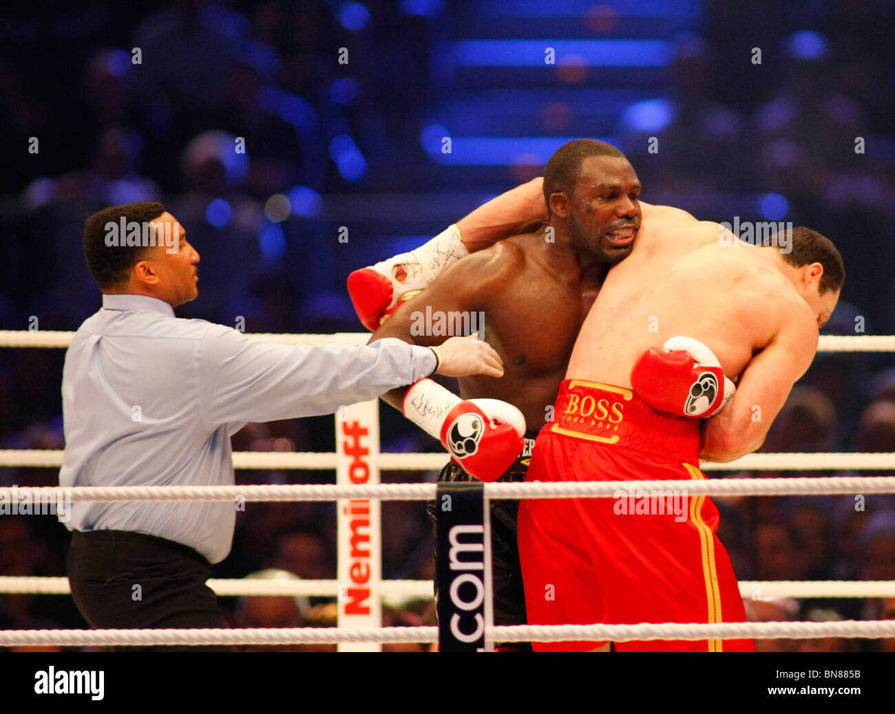 MANNHEIM GERMANY 13 DEC 08, The IBF and WBO heavyweight championship ...