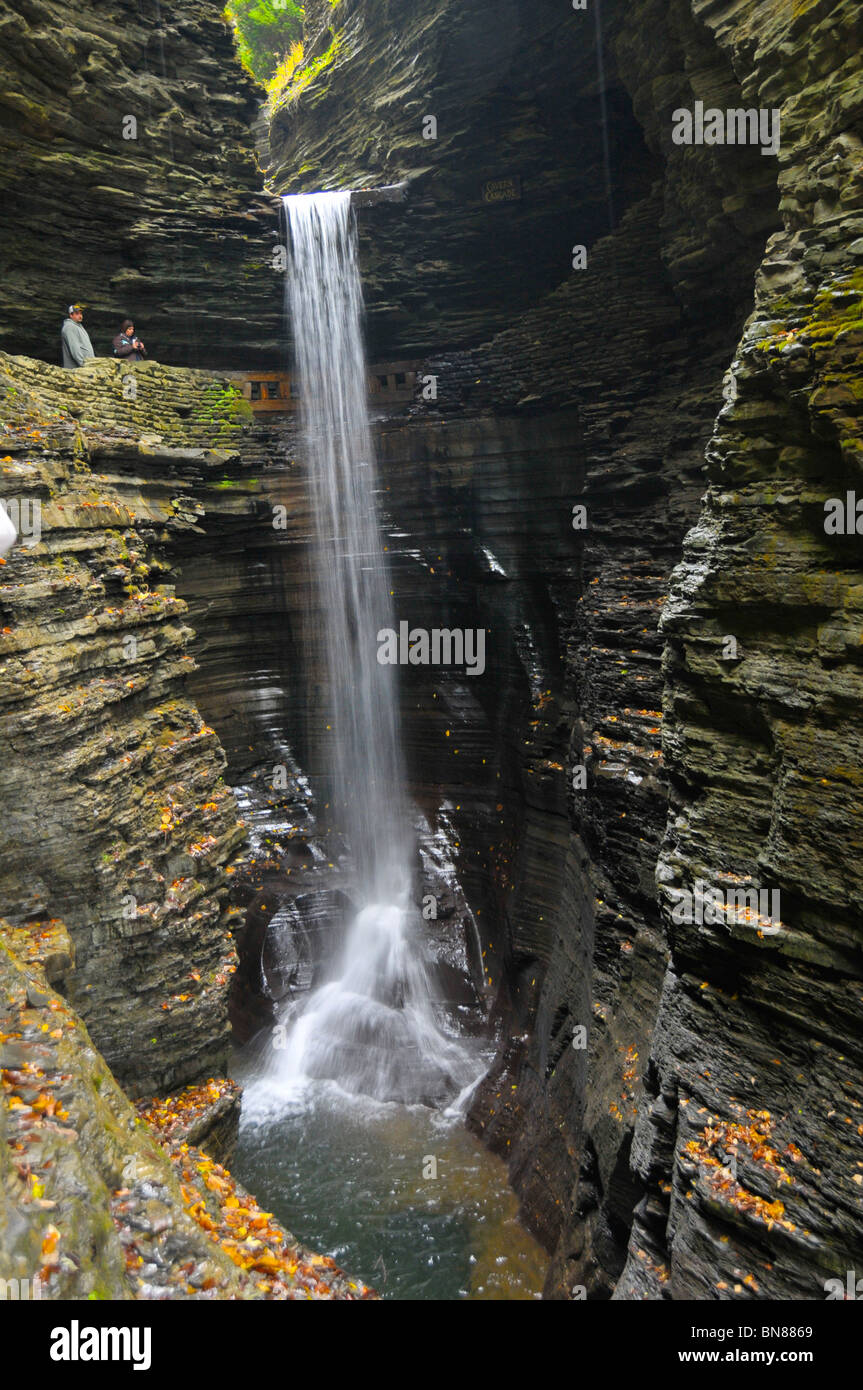Cavern Cascade Watkins Glen State Park Finger Lakes Region New York ...