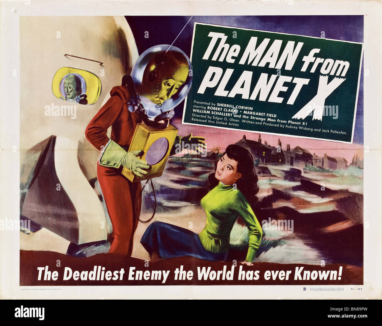 THE MAN FROM PLANET X (1951) EDGAR G. ULMER (DIR Stock Photo - Alamy
