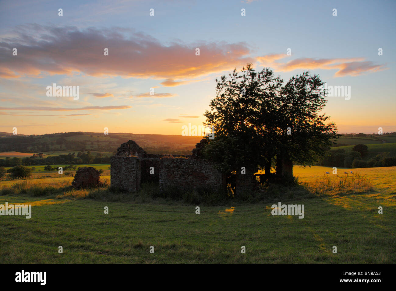 Old ruined barn hi-res stock photography and images - Alamy