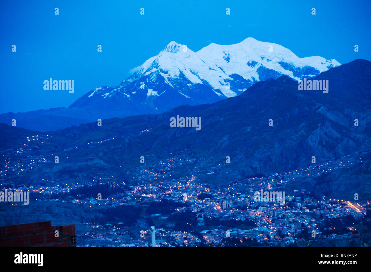 Illimani At Night