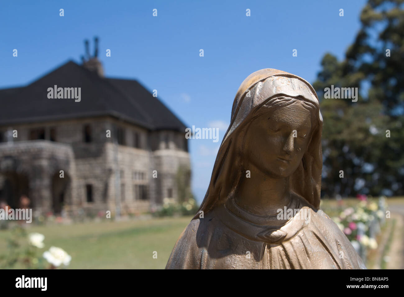 statue in adisham monastery, sri lanka Stock Photo - Alamy