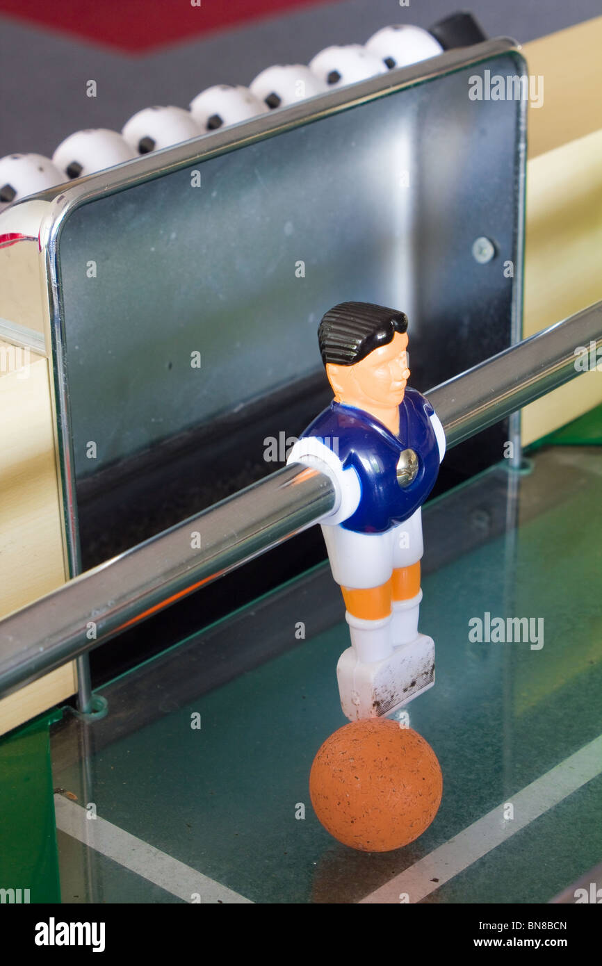 Table football or soccer, with goal keeper Stock Photo - Alamy
