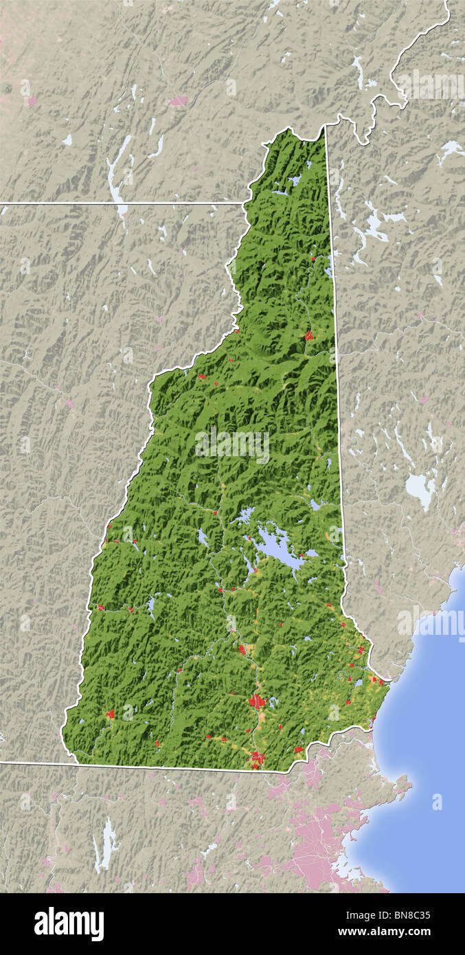 Hampshire map hi-res stock photography and images - Alamy