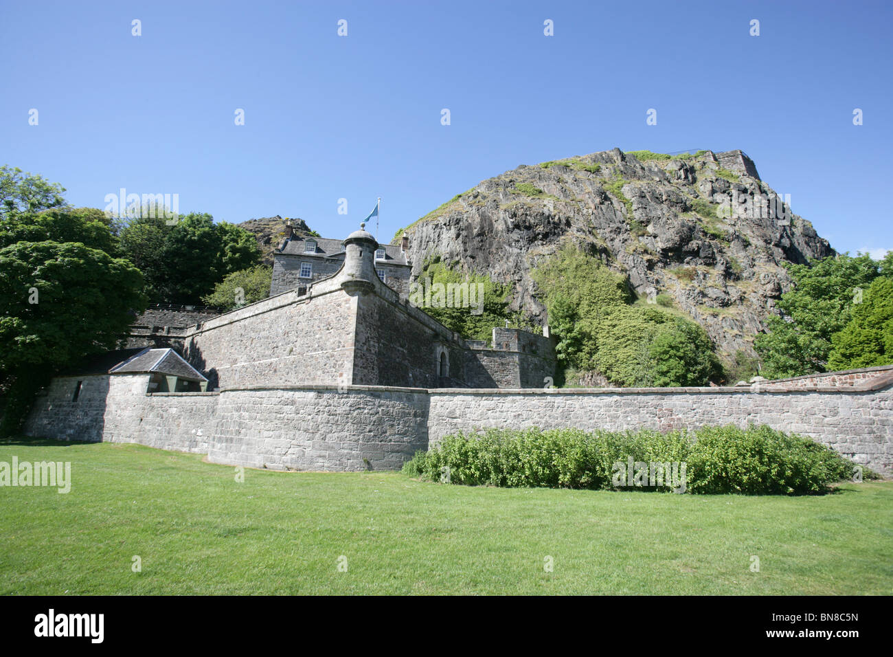 Town of Dumbarton, Scotland. The Scheduled Ancient Monument of ...