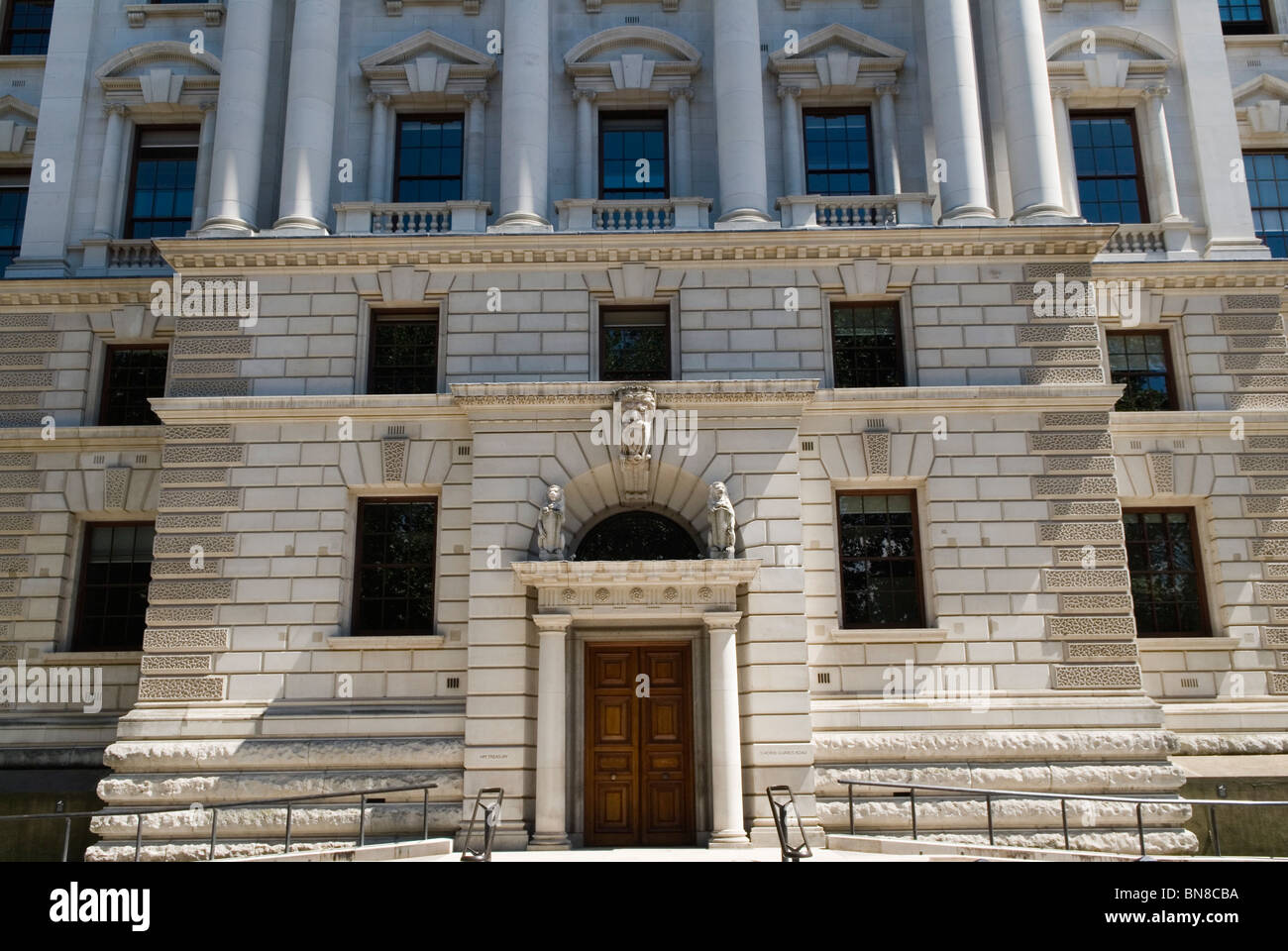 Hm Treasury Building Whitehall High Resolution Stock Photography and ...