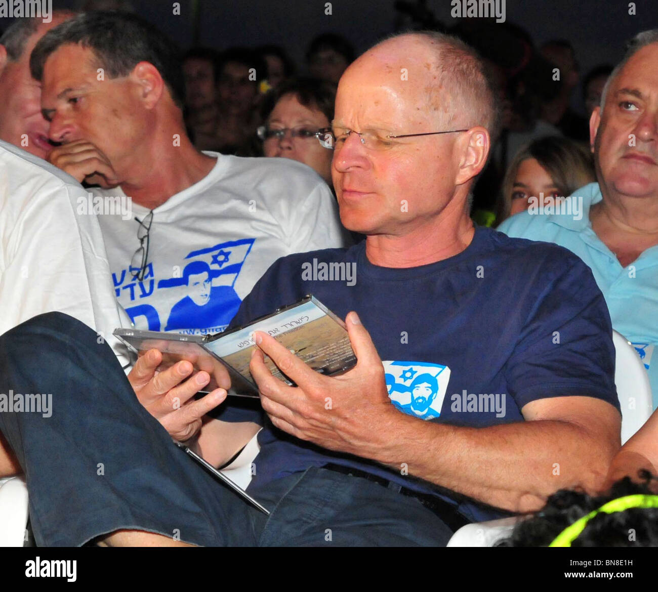 Noam Shalit, Father of the abducted Israeli soldier, Gilad Shalit Stock ...