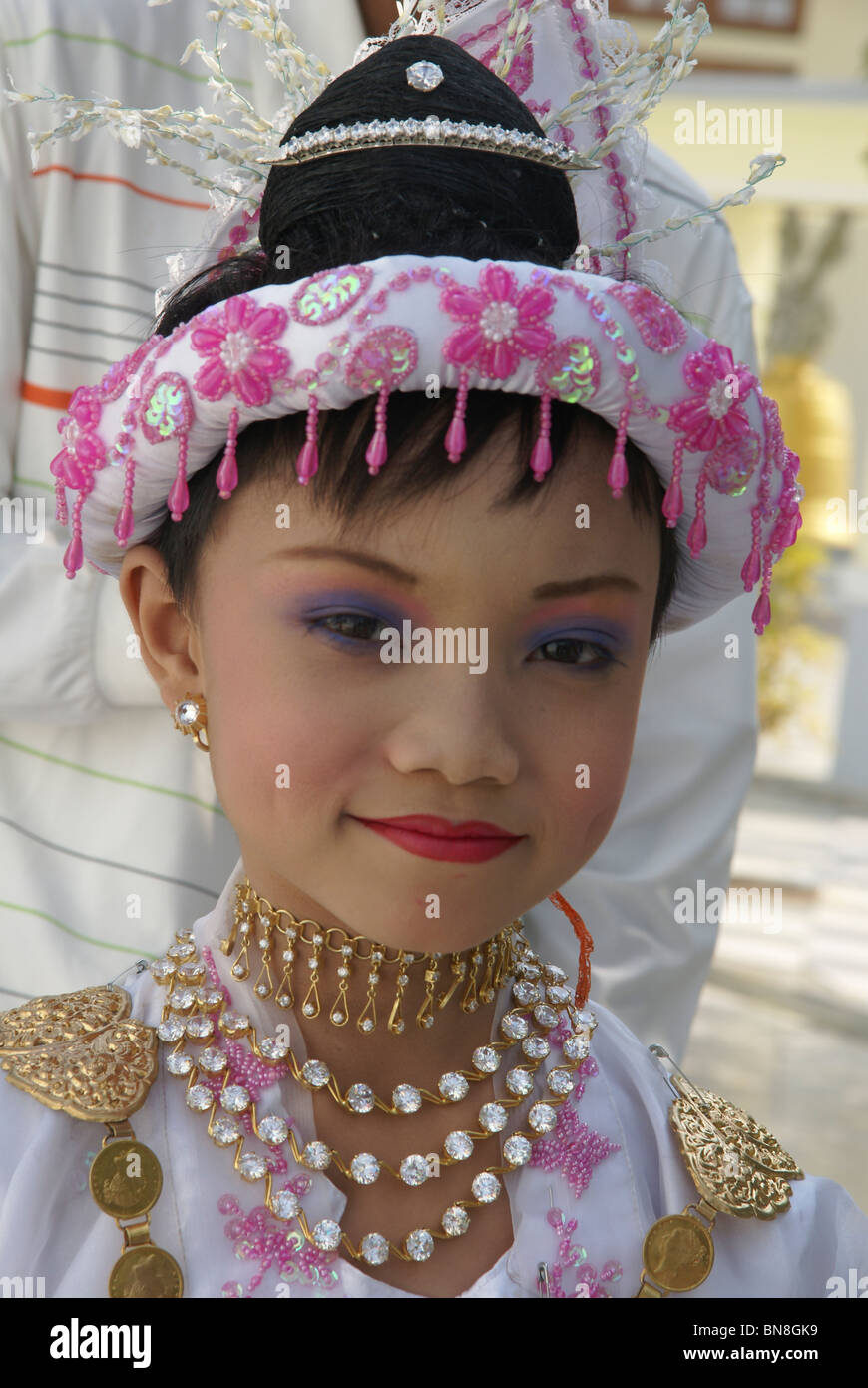 Myanmar, Sagaing, Kaung Hmu daw Pagoda. Shin Pyu Ceremony Stock Photo ...