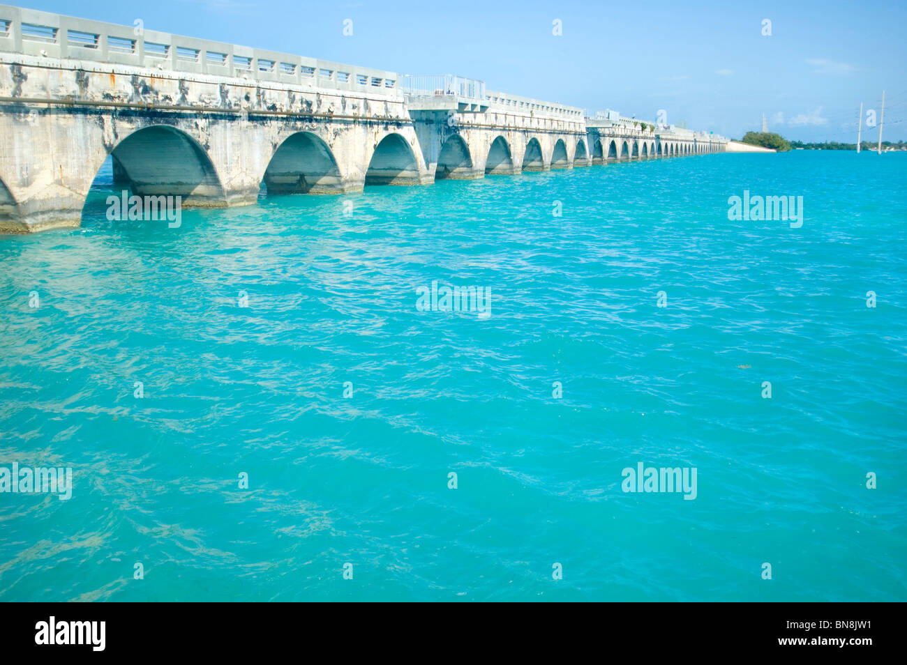 Florida Keys Bridge Stock Photo - Alamy