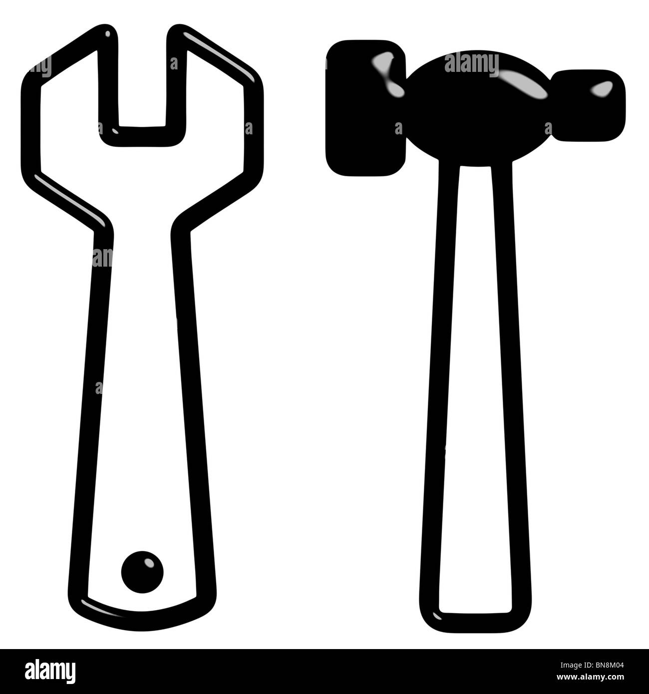 Tools graphic hi-res stock photography and images - Alamy