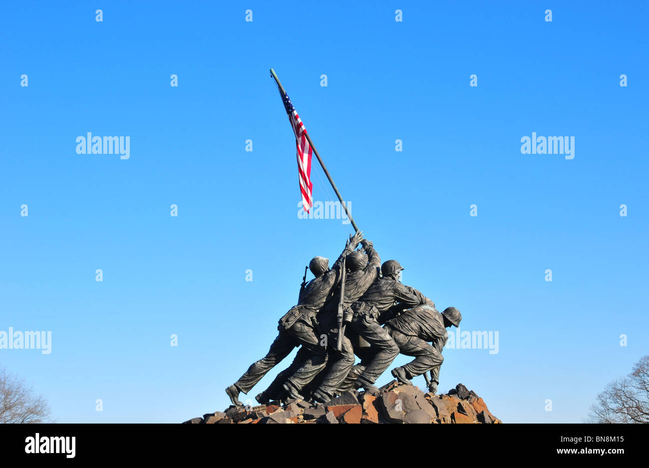 Iwo Jima Statue Stock Photo - Alamy