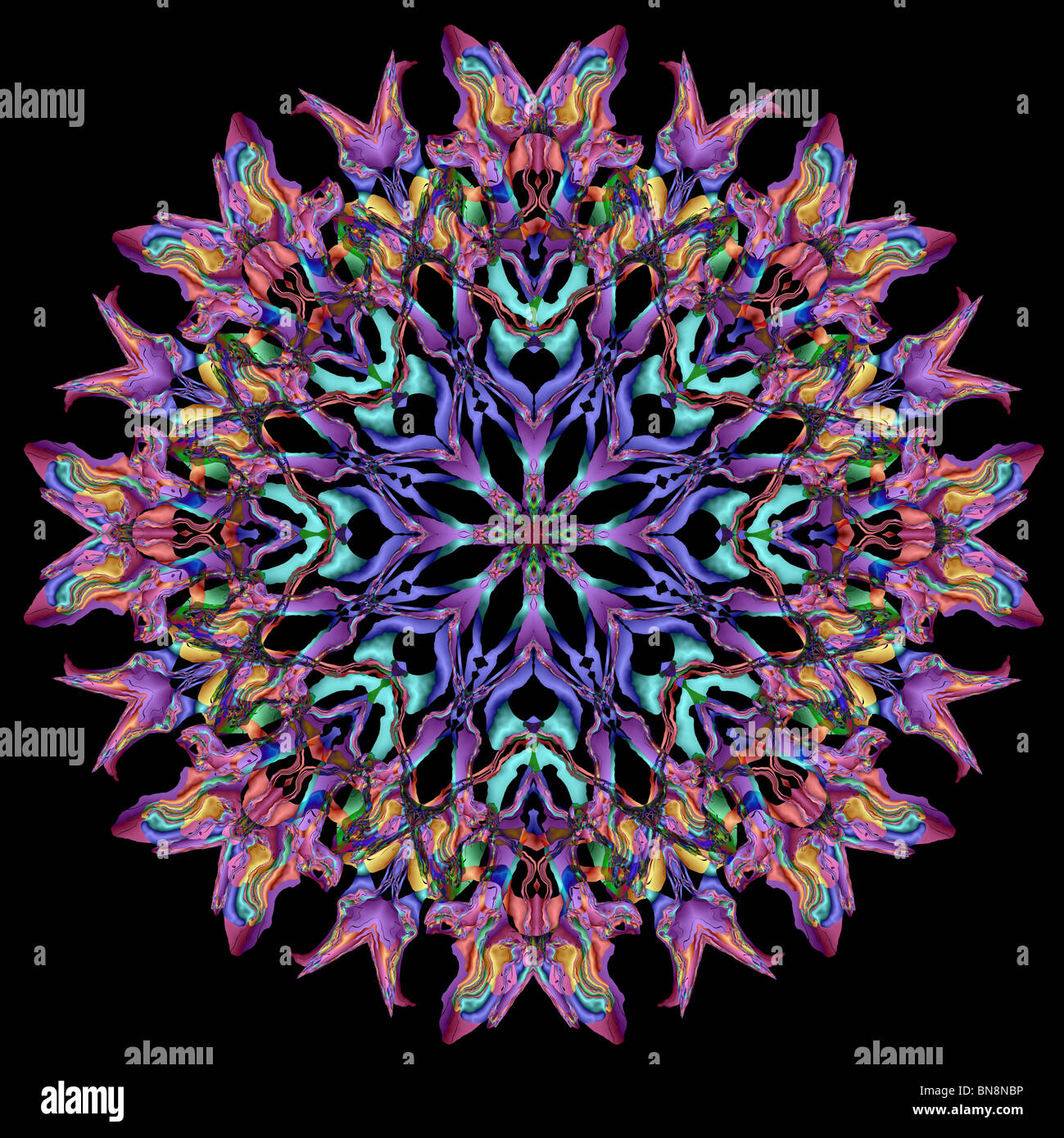 A pattern made using fractal design software Stock Photo - Alamy