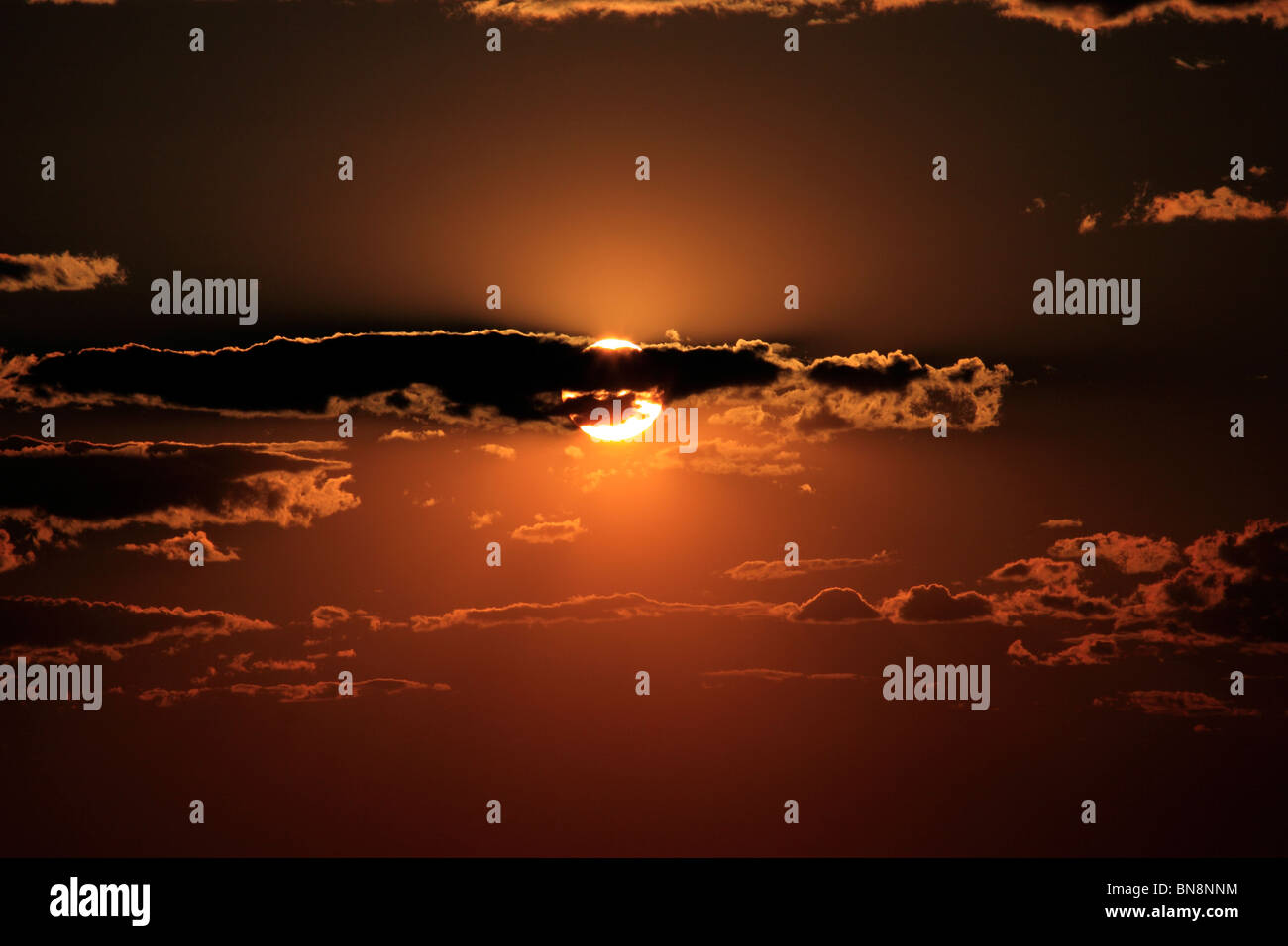Sunset Long Island NY Stock Photo - Alamy
