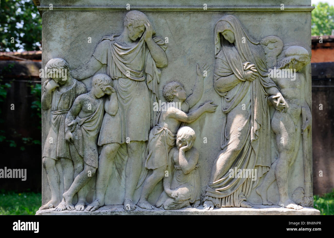 Monument Temple Lady Elise nee Watson (1770 - 1809) American wife of ...