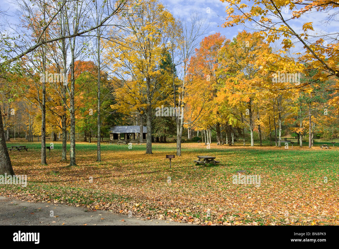 Fall Colors Missouri State Park Stock Photo - Alamy