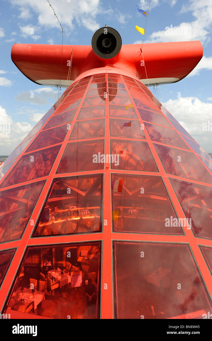 Carnival Legend Caribbean Cruise Ship horn Stock Photo - Alamy