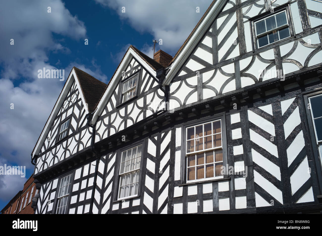 Old buildings in Warwick Stock Photo - Alamy