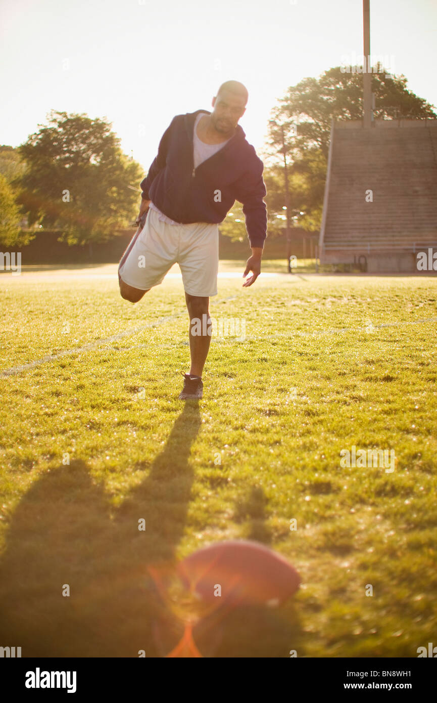 Football balance training hi-res stock photography and images - Alamy