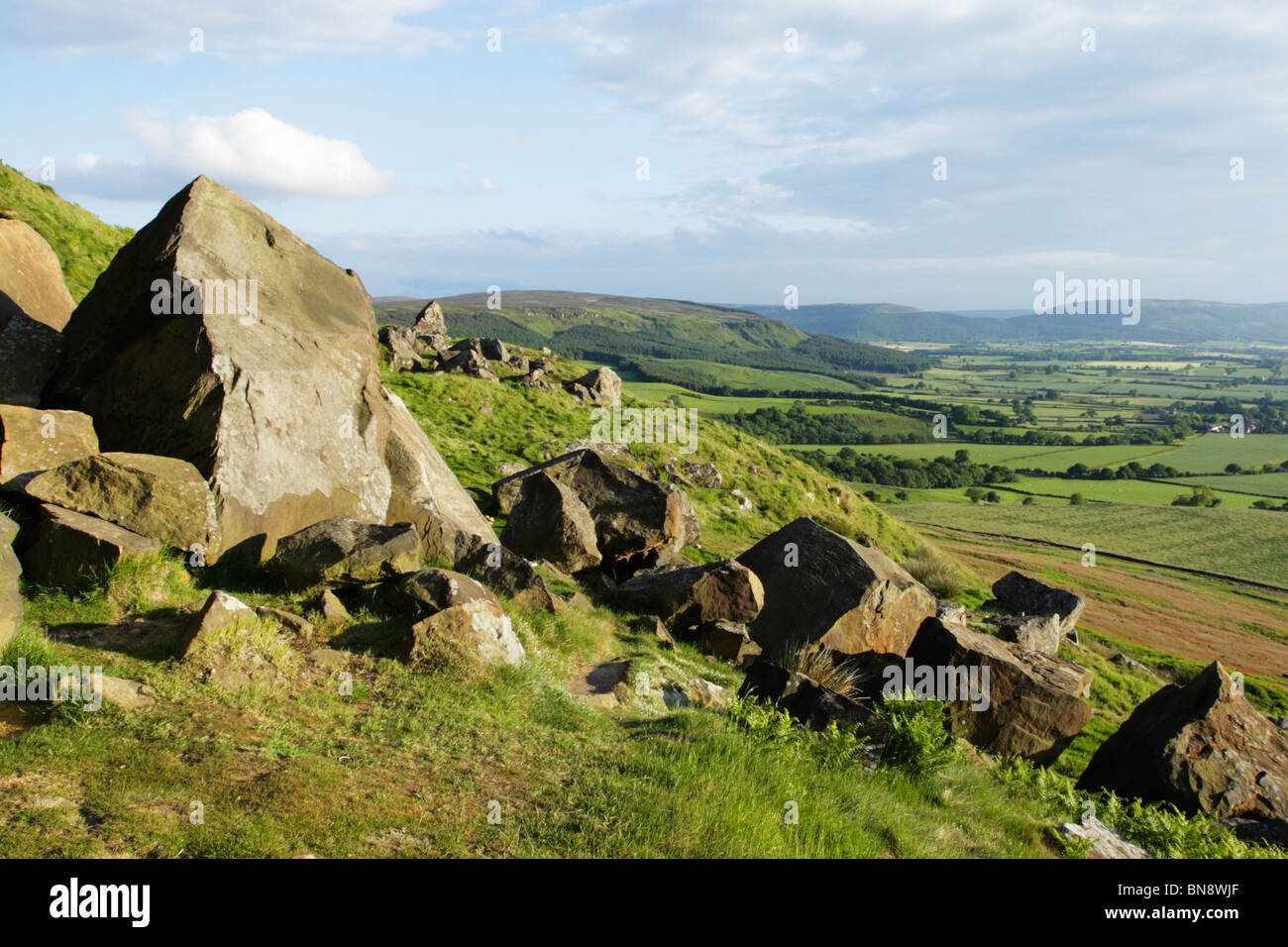 Cleveland hills hi-res stock photography and images - Alamy
