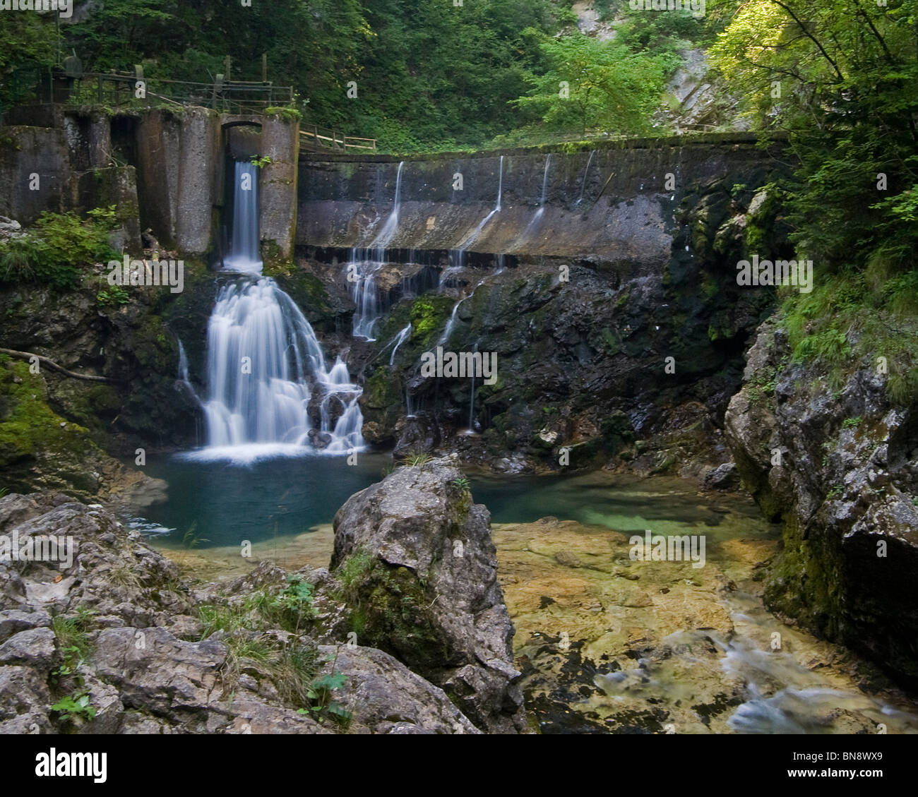 Waterfall on radovna river hi-res stock photography and images - Alamy