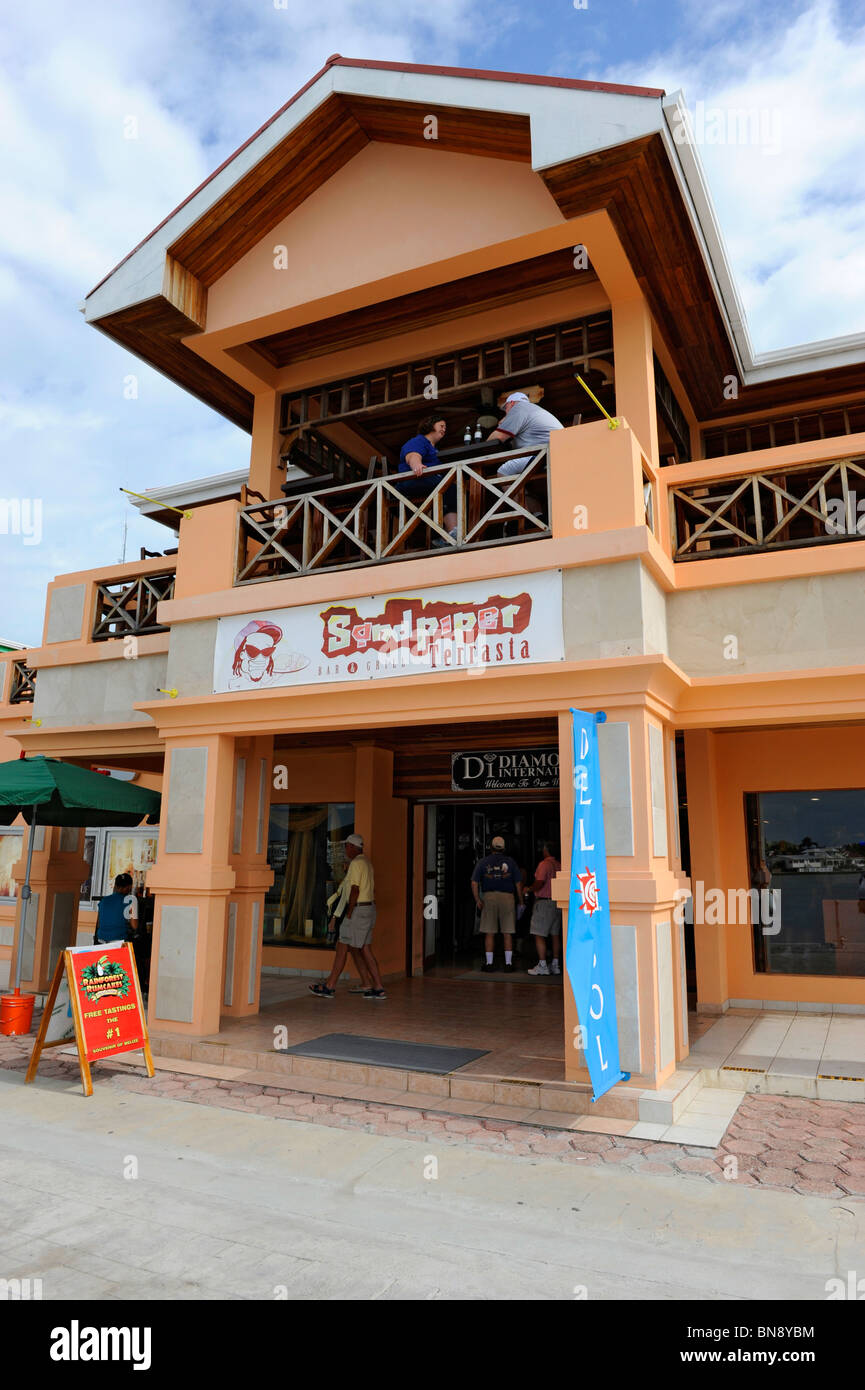 Shopping area for Caribbean Cruise ship in Belize City Belize Central ...