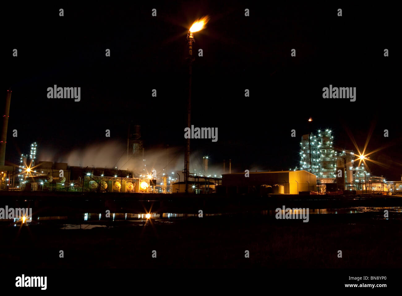 Burning industrial hi-res stock photography and images - Alamy