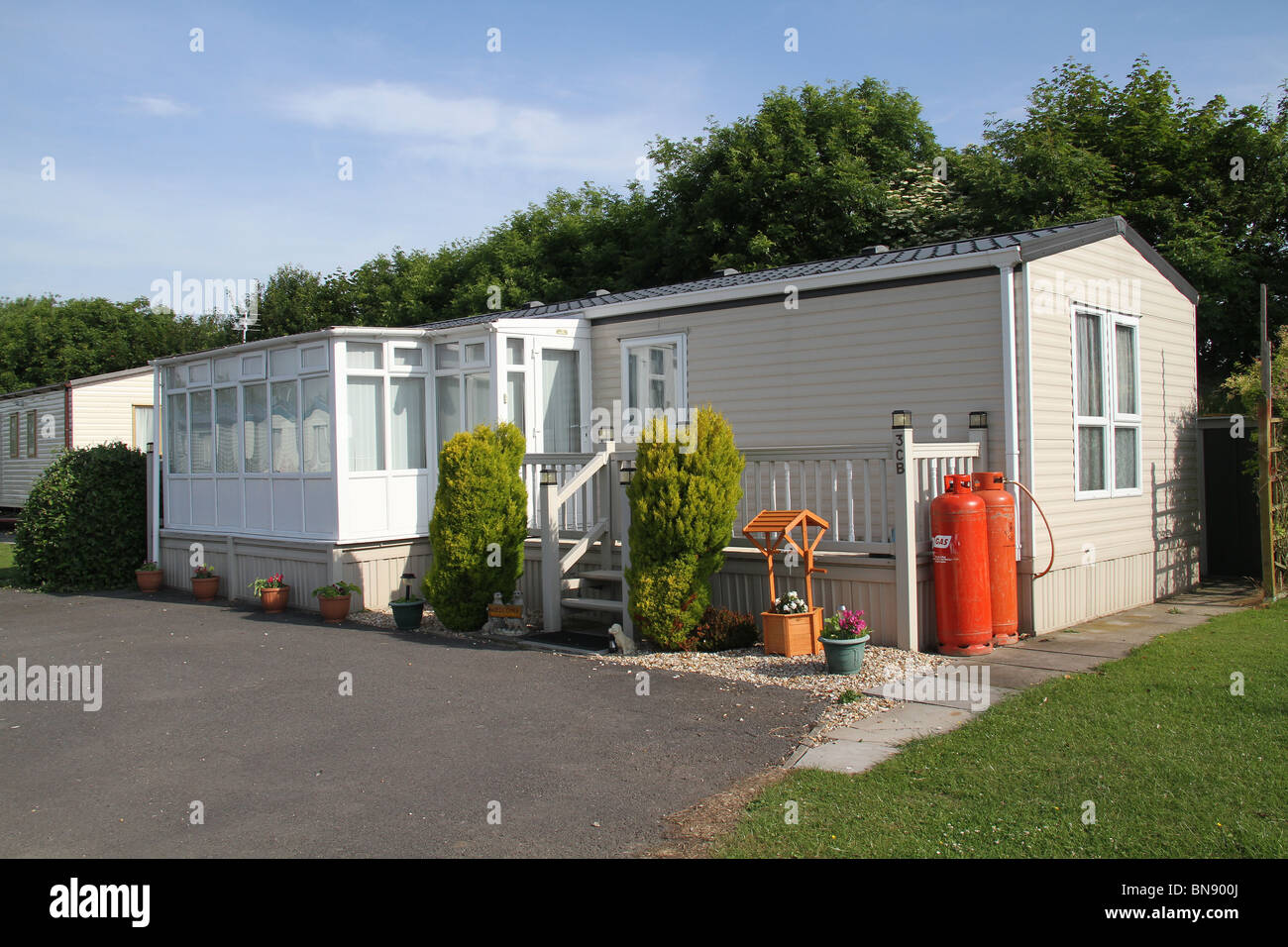 Static caravan holiday home hi-res stock photography and images - Alamy