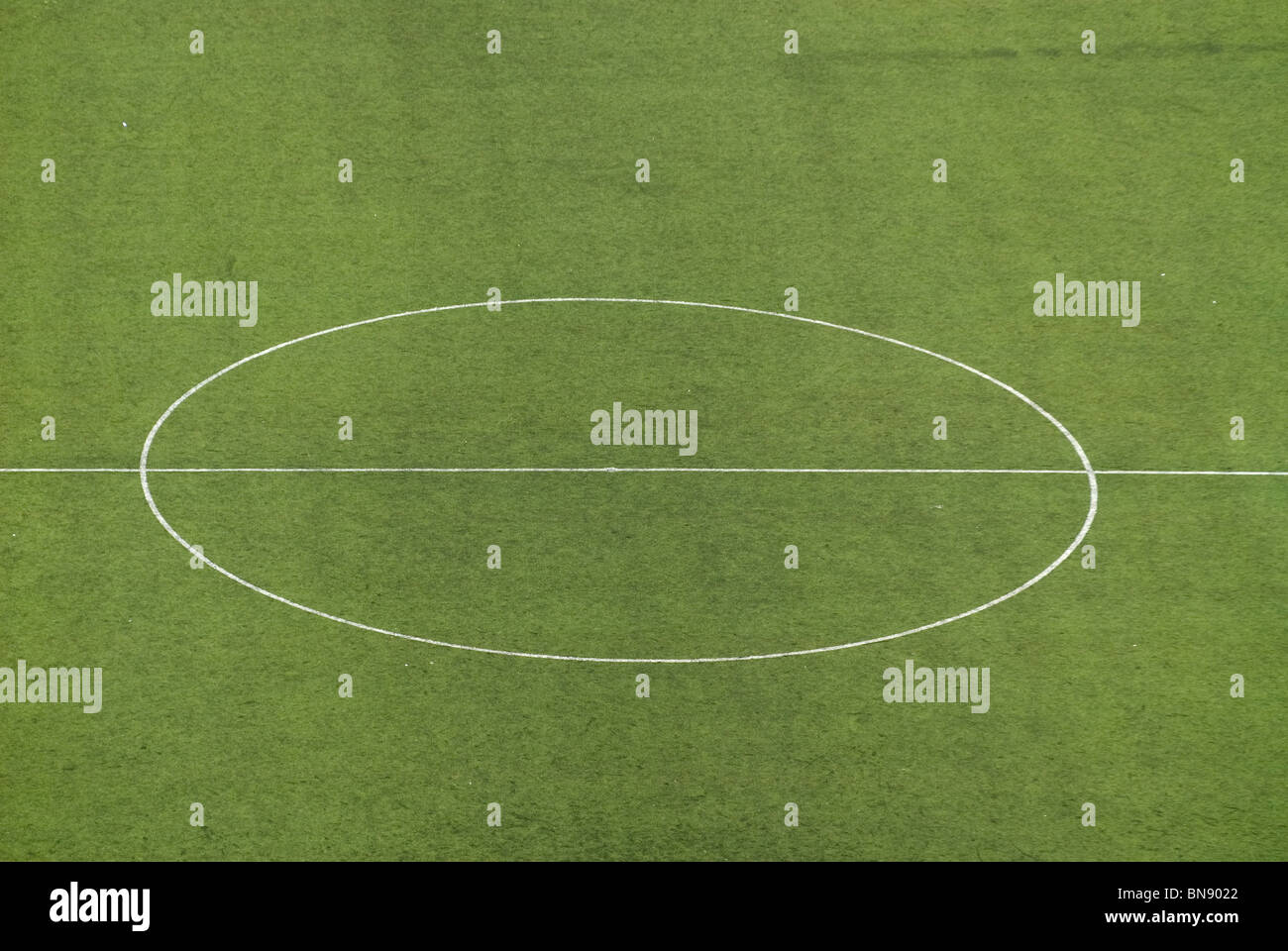 Empty football field Stock Photo - Alamy