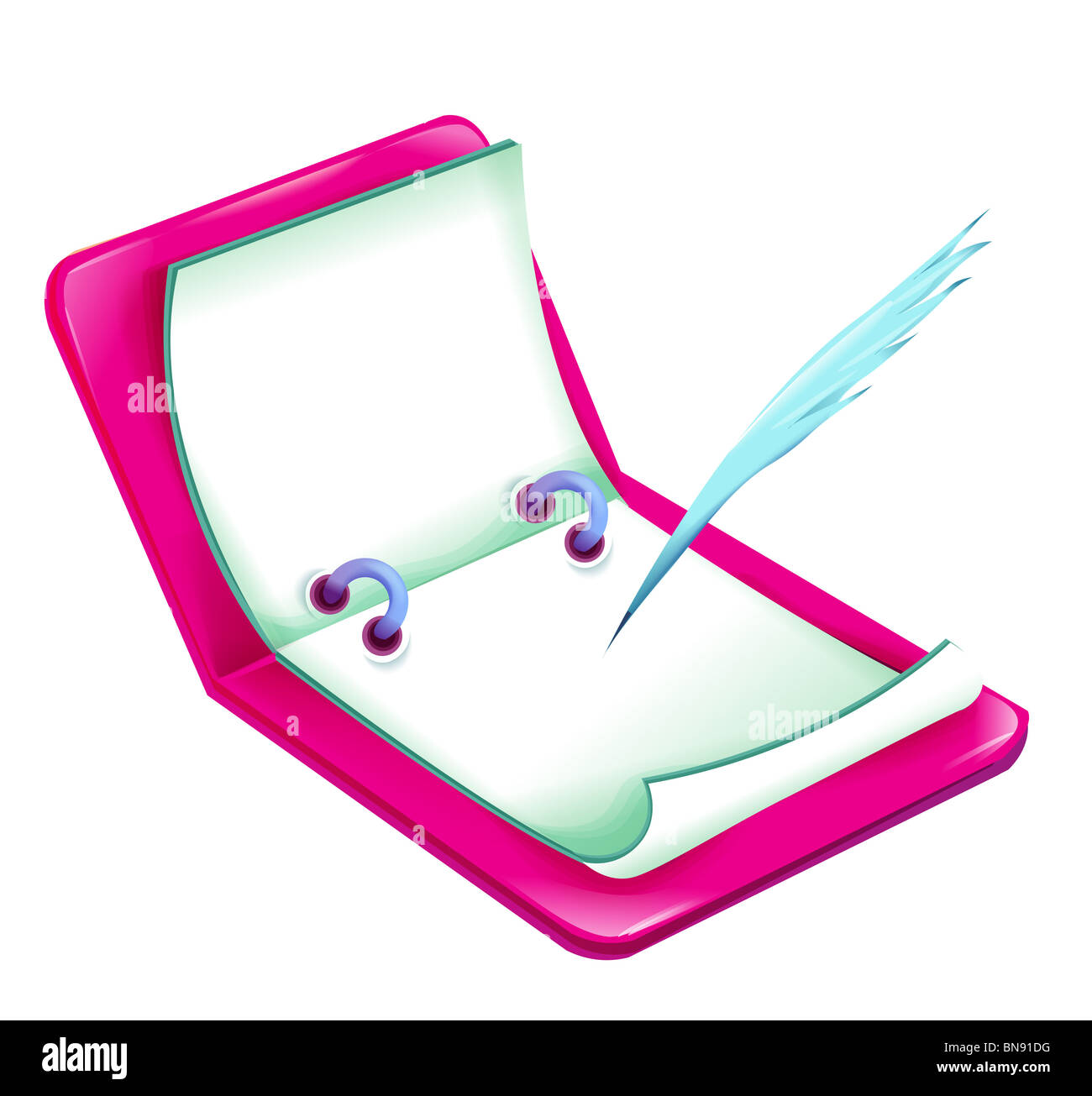 Paper quill Cut Out Stock Images & Pictures - Alamy