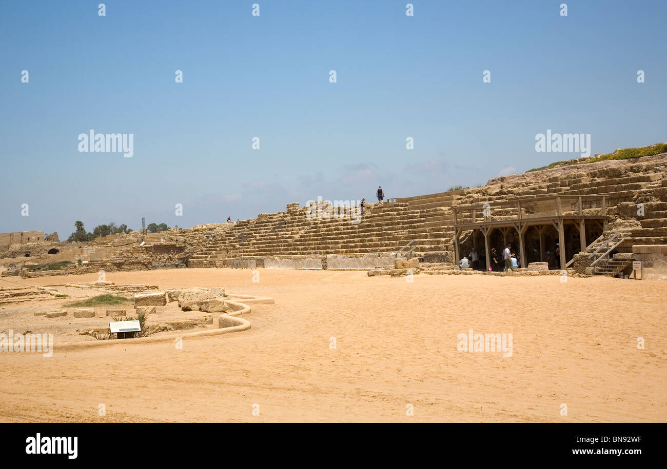 Caesarea national park - Israel Stock Photo - Alamy