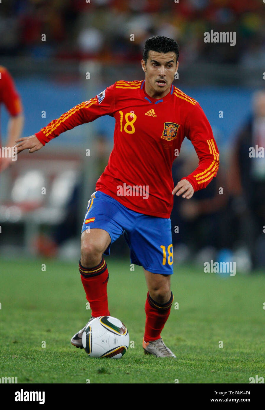 PEDRO GERMANY V SPAIN DURBAN STADIUM DURBAN SOUTH AFRICA 07 July 2010 ...