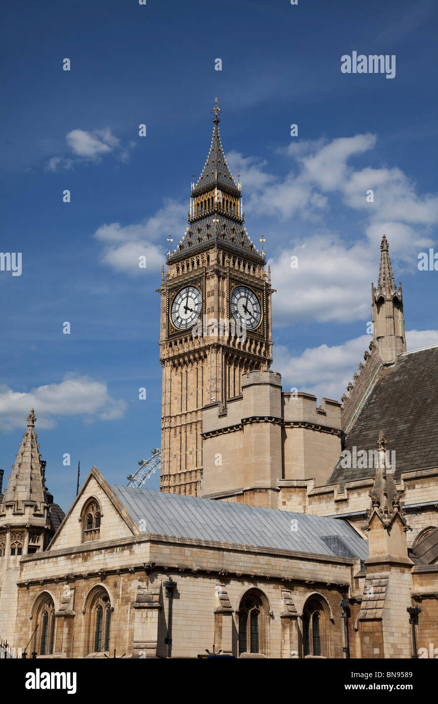 Big Ben, and the Houses of Parliament at Westminster, London Stock ...