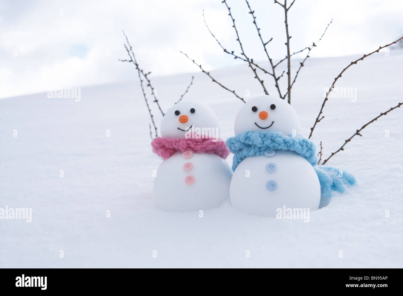 Snowman Couple