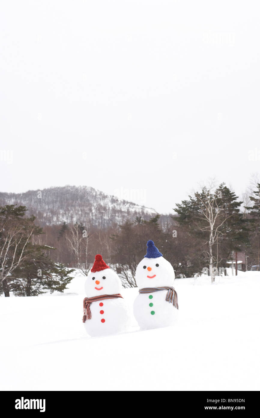 Snowman couples hi-res stock photography and images - Alamy
