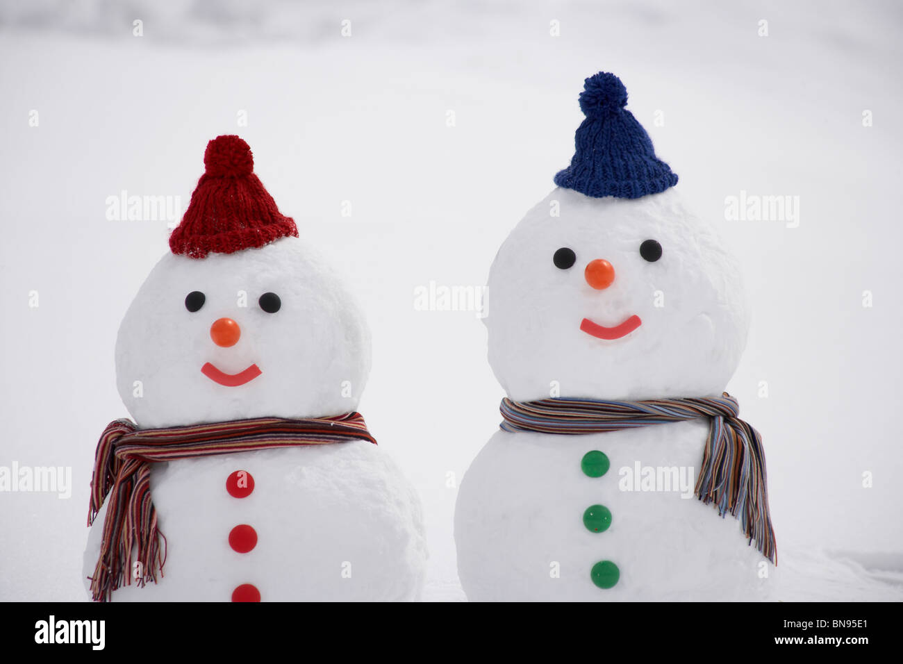 Snowman Couples High Resolution Stock Photography and Images - Alamy