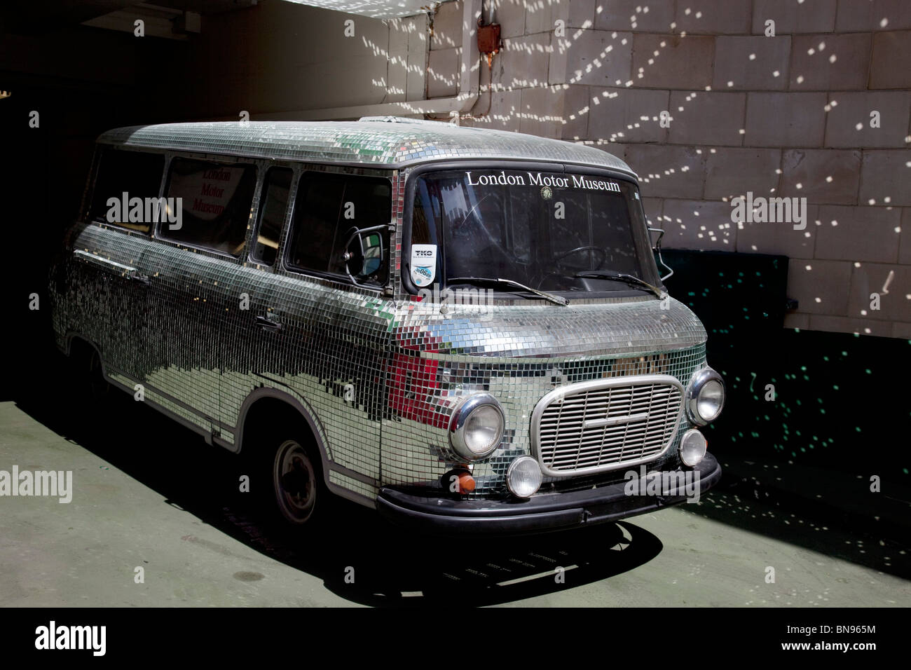 A mirrored van Stock Photo - Alamy