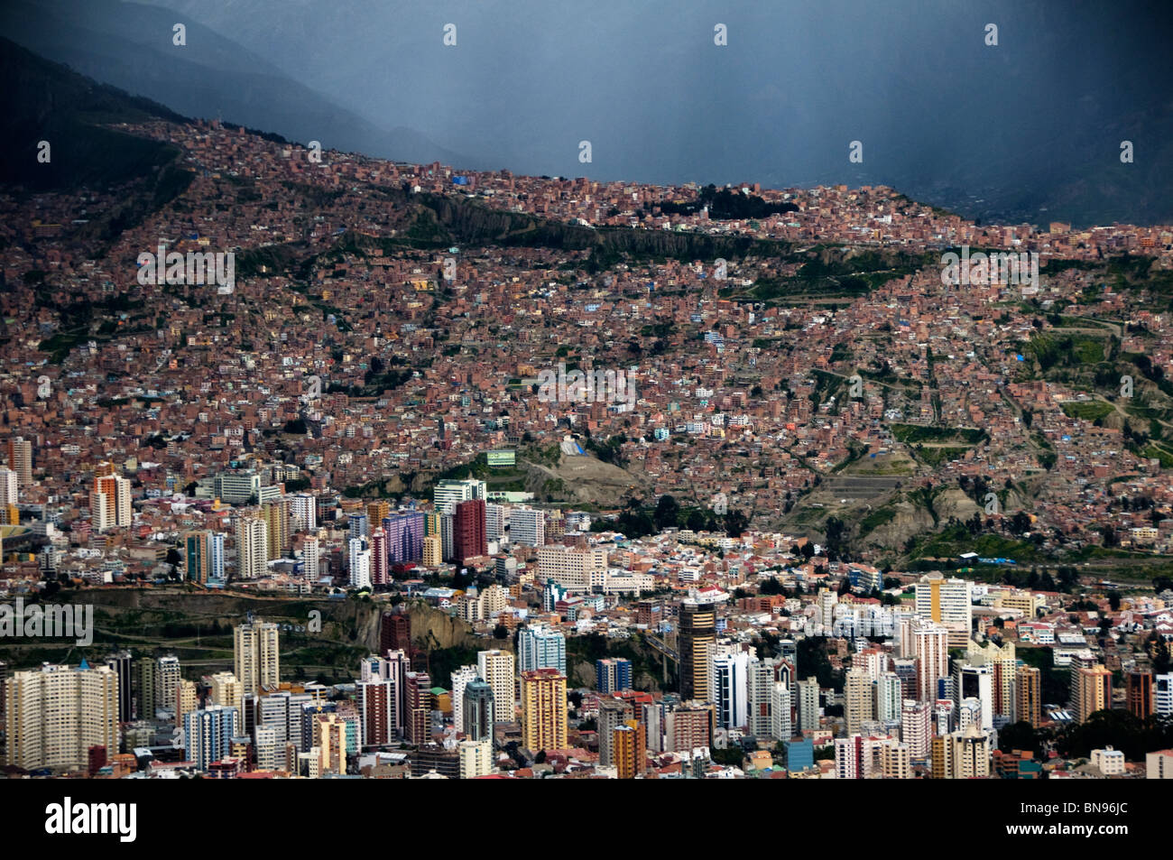 Over view of La Paz Stock Photo - Alamy