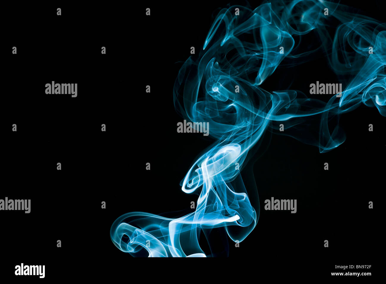 Blue smoke trails hi-res stock photography and images - Alamy