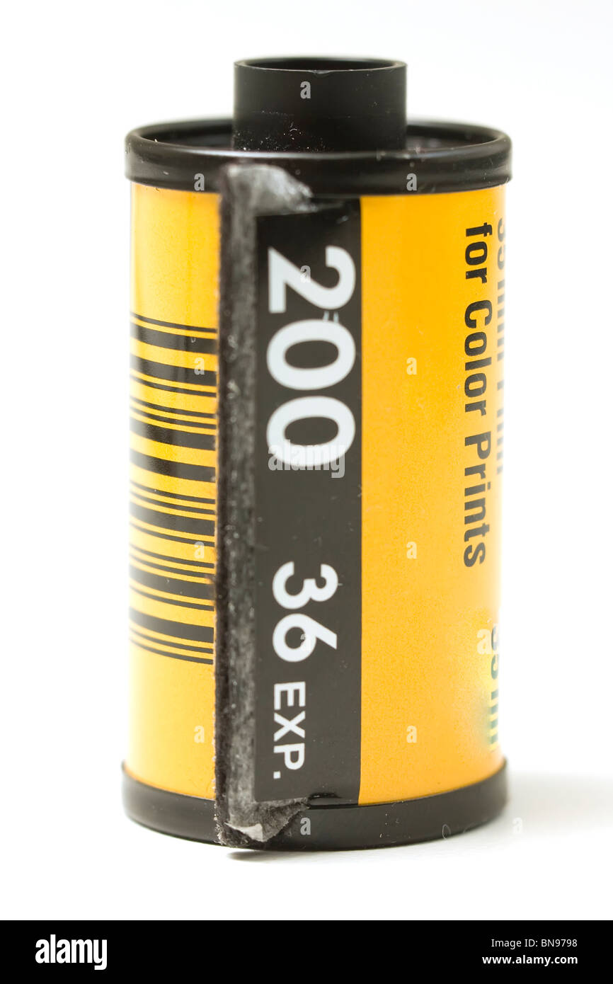 Film 35 mm isolated on white Stock Photo - Alamy