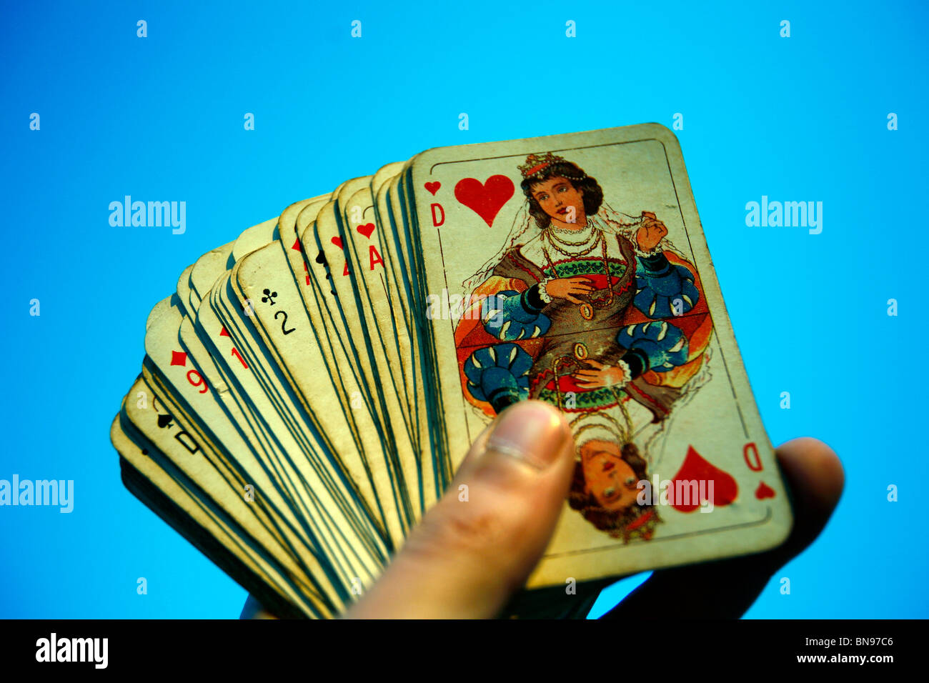 Set of cards Stock Photo - Alamy