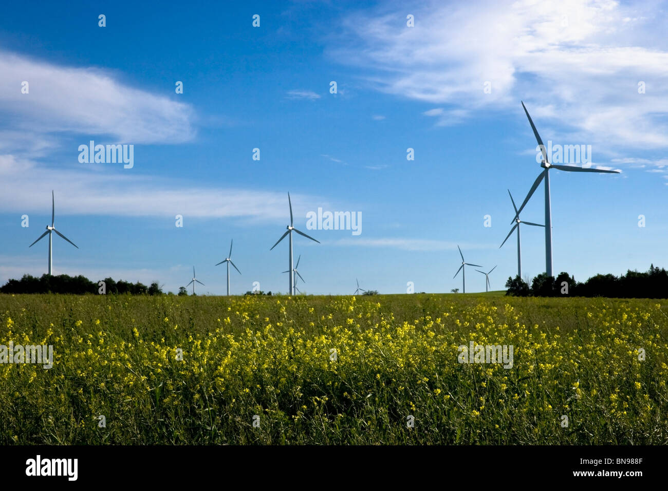 Wind farm turbine lowville hi-res stock photography and images - Alamy