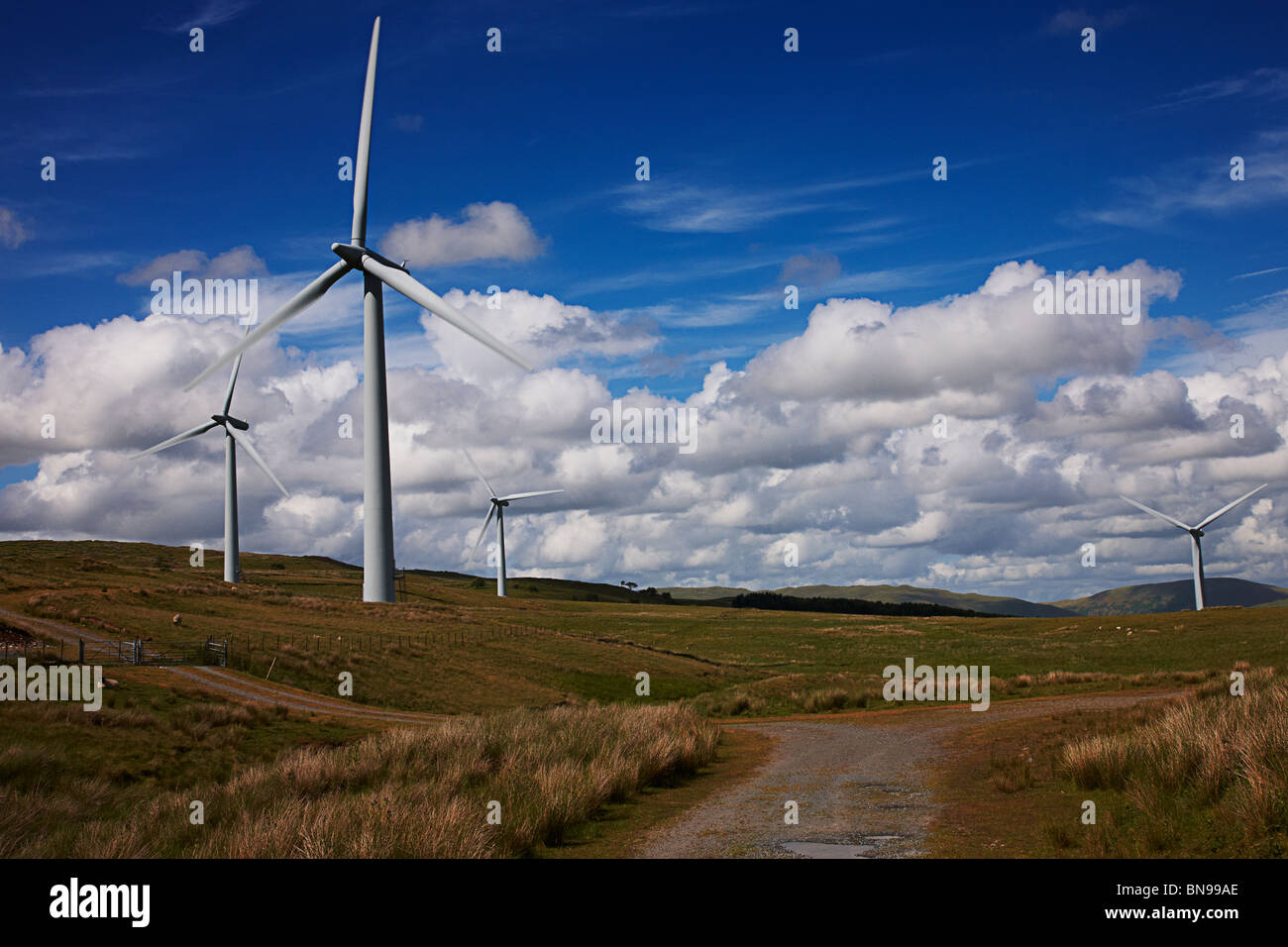 Lambrigg wind farm,Lambrigg Fell, Cumbria, Uk Stock Photo - Alamy