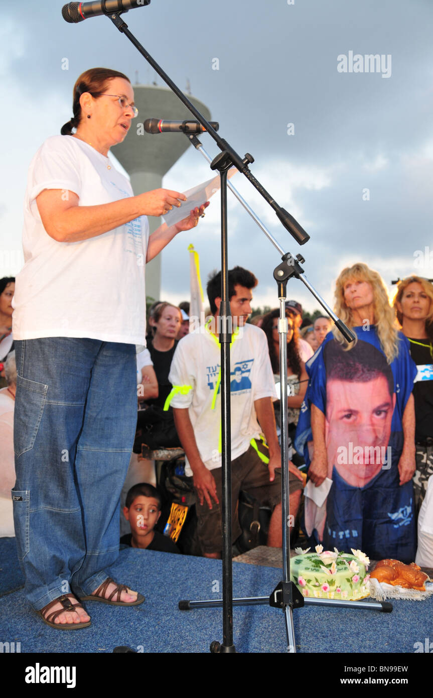 Aviva Shalit, Mother of the abducted Israeli soldier, Gilad Shalit ...